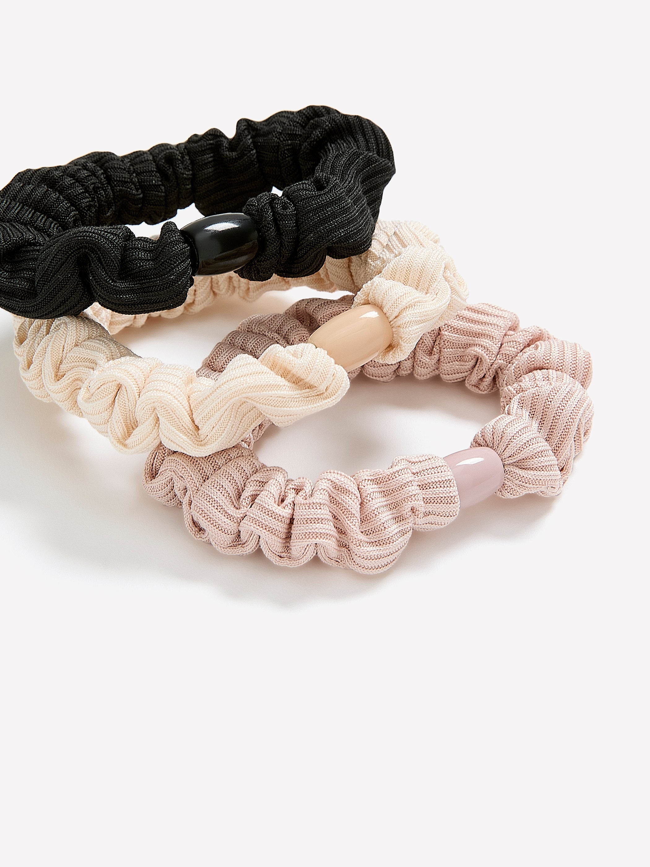 Mini Hair Scrunchies Set, Neutral Tones, 6-Pack Hair Ties – Penningtons