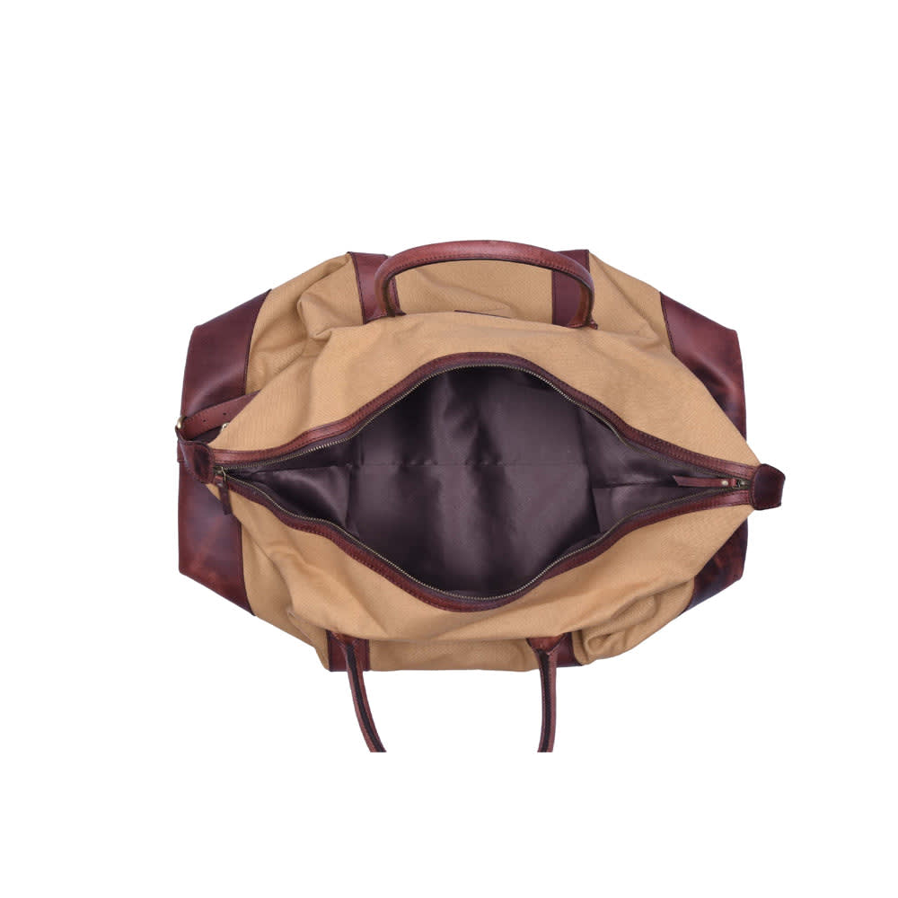 Aaron Leather Goods-Regal Leather Duffle Bag - Penningtons