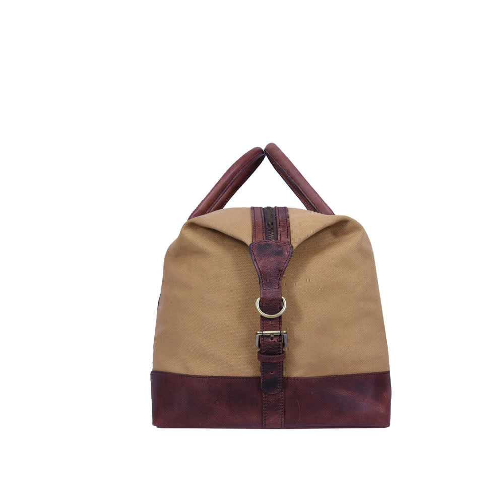 Aaron Leather Goods-Regal Leather Duffle Bag - Penningtons