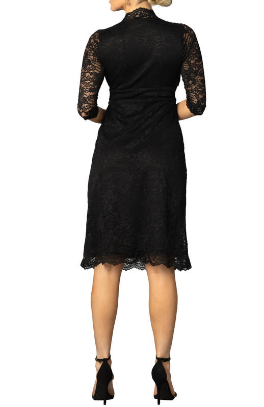 Kiyonna Scalloped Boudoir Lace Cocktail Dress Penningtons
