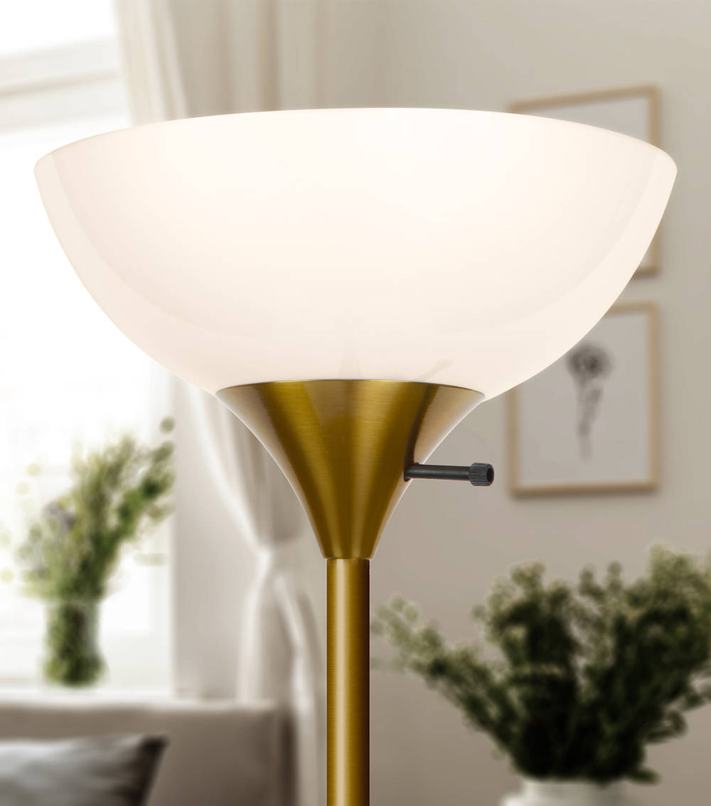 Sky Dome Led Torchiere Floor Lamp - Penningtons
