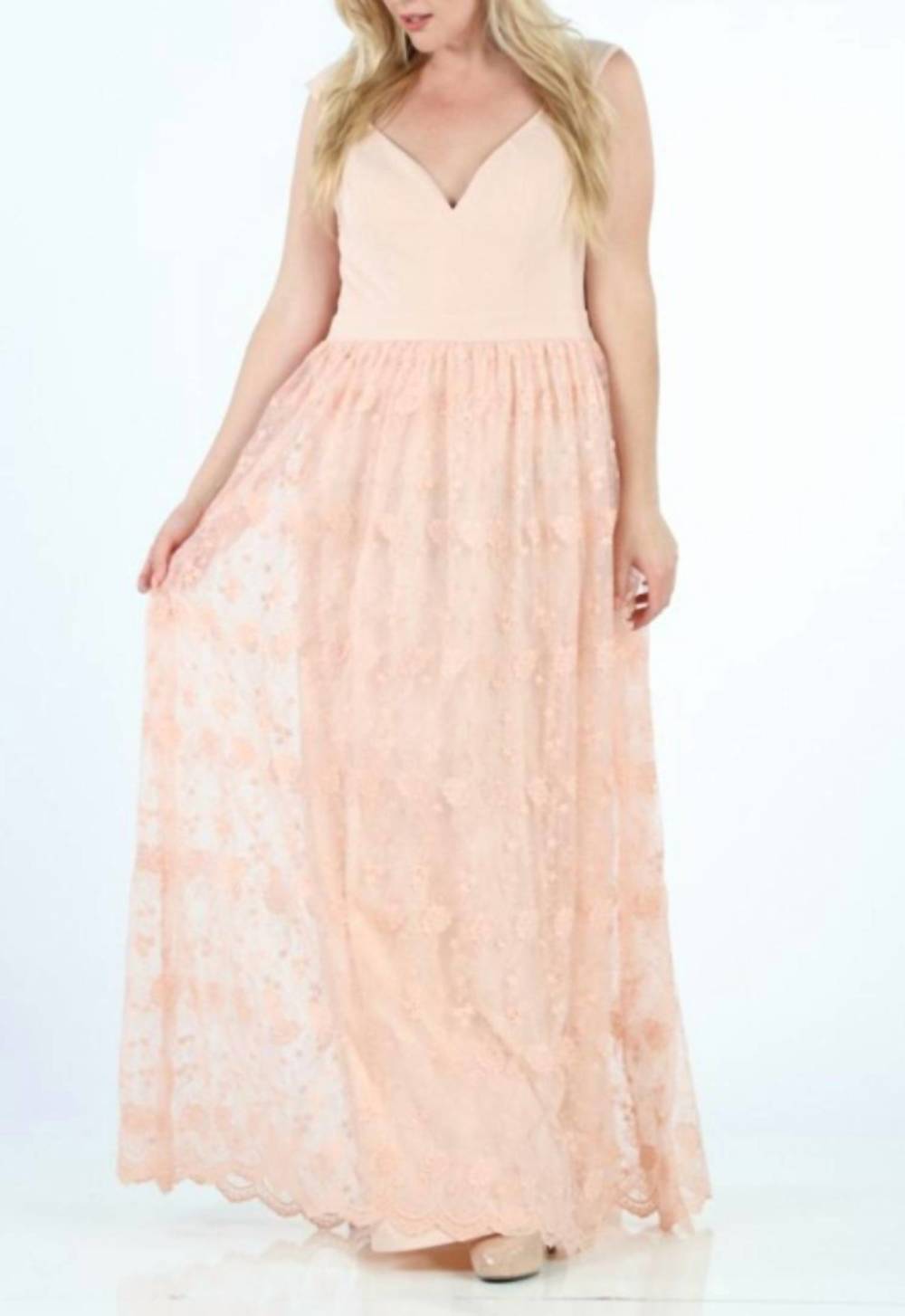 Maniju - Lace Maxi Dress - Penningtons