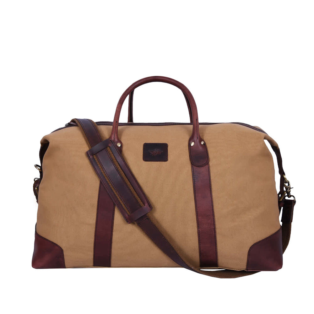 Aaron Leather Goods-Regal Leather Duffle Bag - Penningtons
