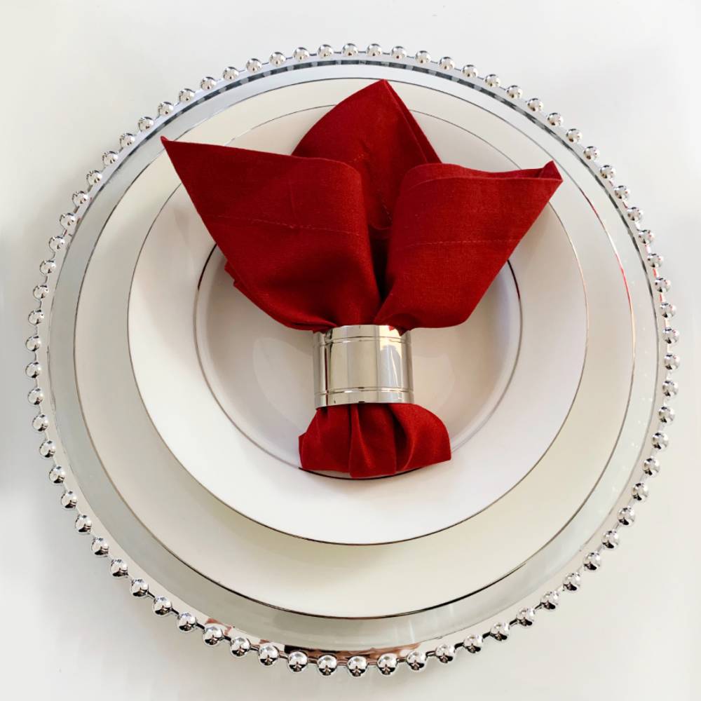 Pearl Collection Crystal Charger Plate 32cm Set of 2 - Penningtons