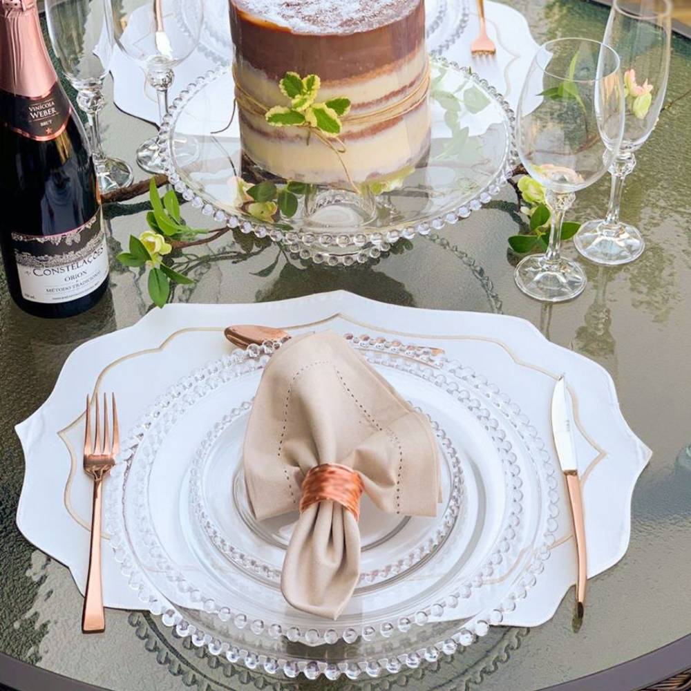 Pearl Collection Crystal Charger Plate 32cm Set of 2 - Penningtons