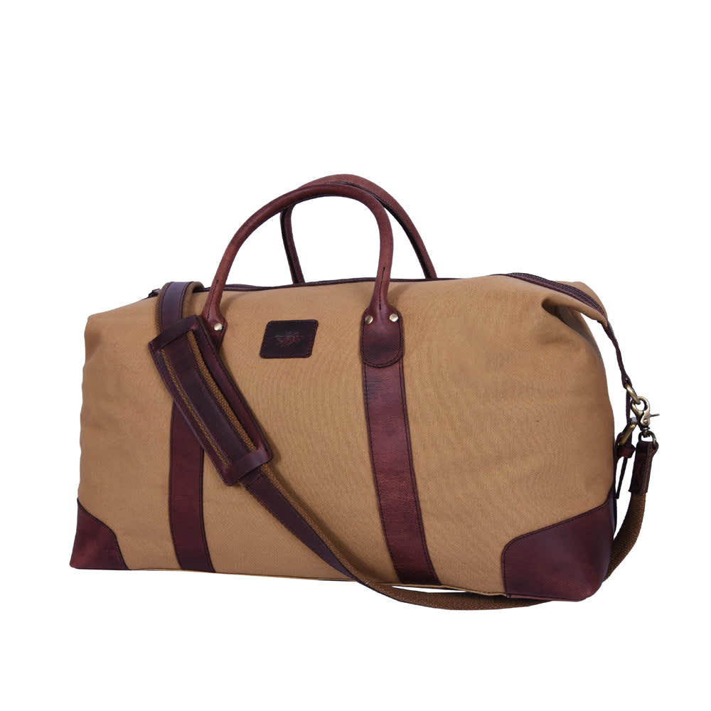 Aaron Leather Goods-Regal Leather Duffle Bag - Penningtons