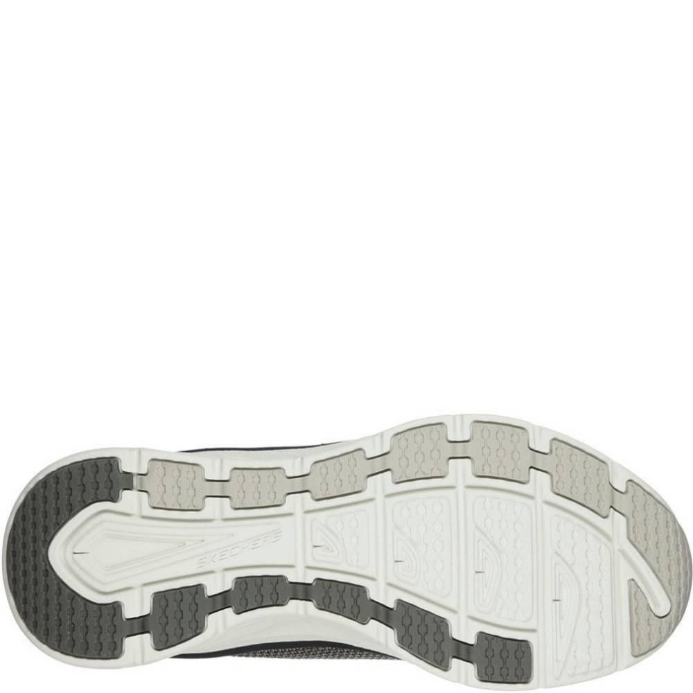 Skechers - Mens D´Lux Walker Bersaga Leather Relaxed Fit Sneakers - Penningtons