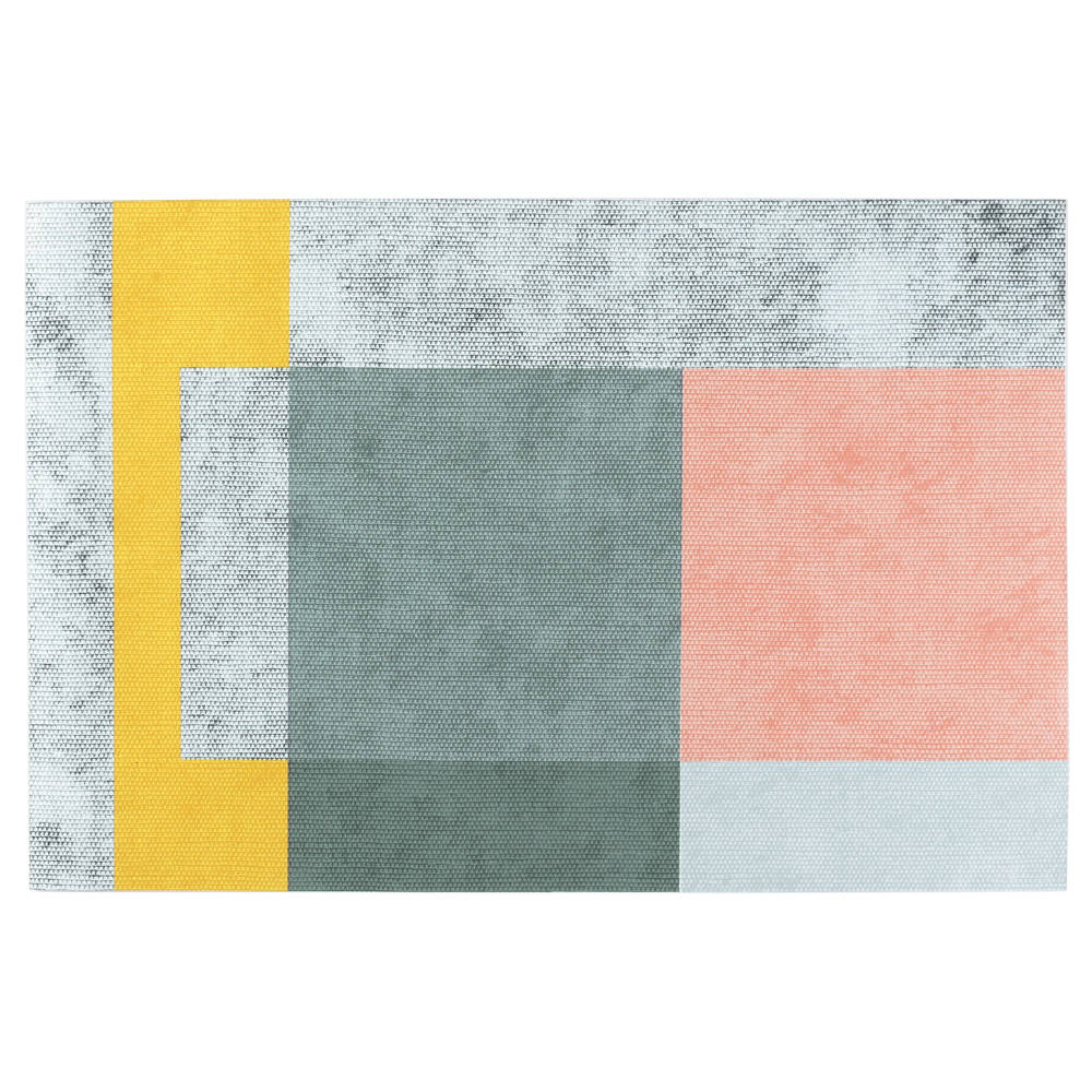 piccocasa- Modern Abstract Retro Colorful Bath Rugs 20" x 32" - Penningtons