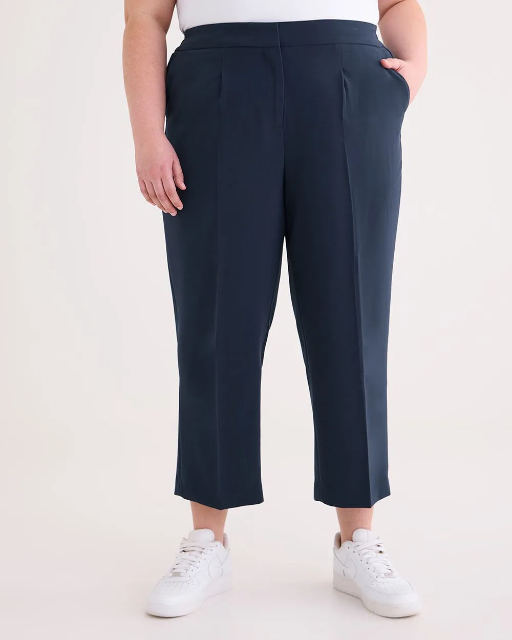 Straight-Leg Cropped City Pant | Penningtons