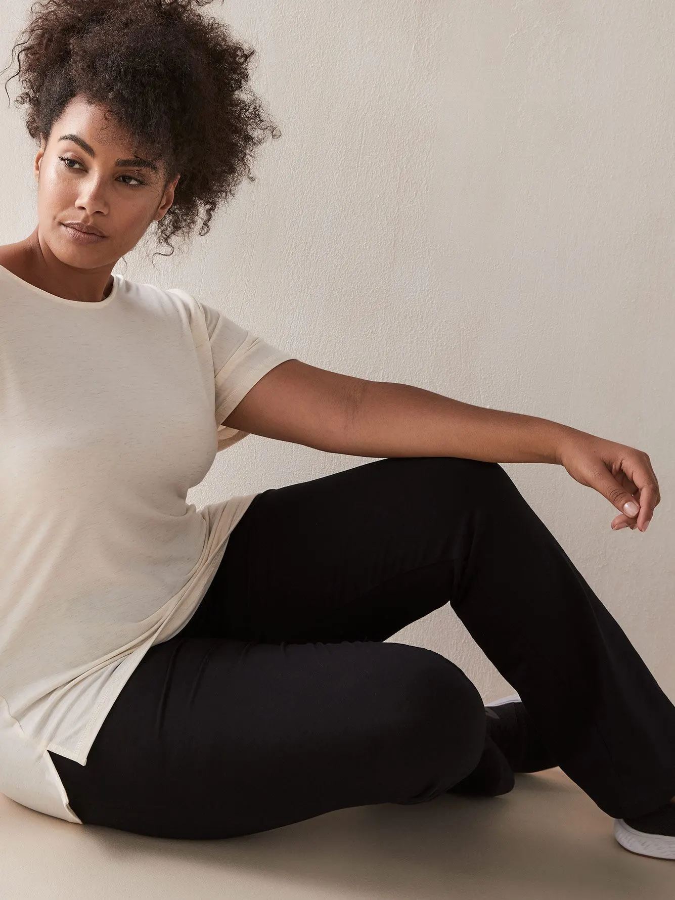 Basic Black Yoga Pant - ActiveZone | Penningtons