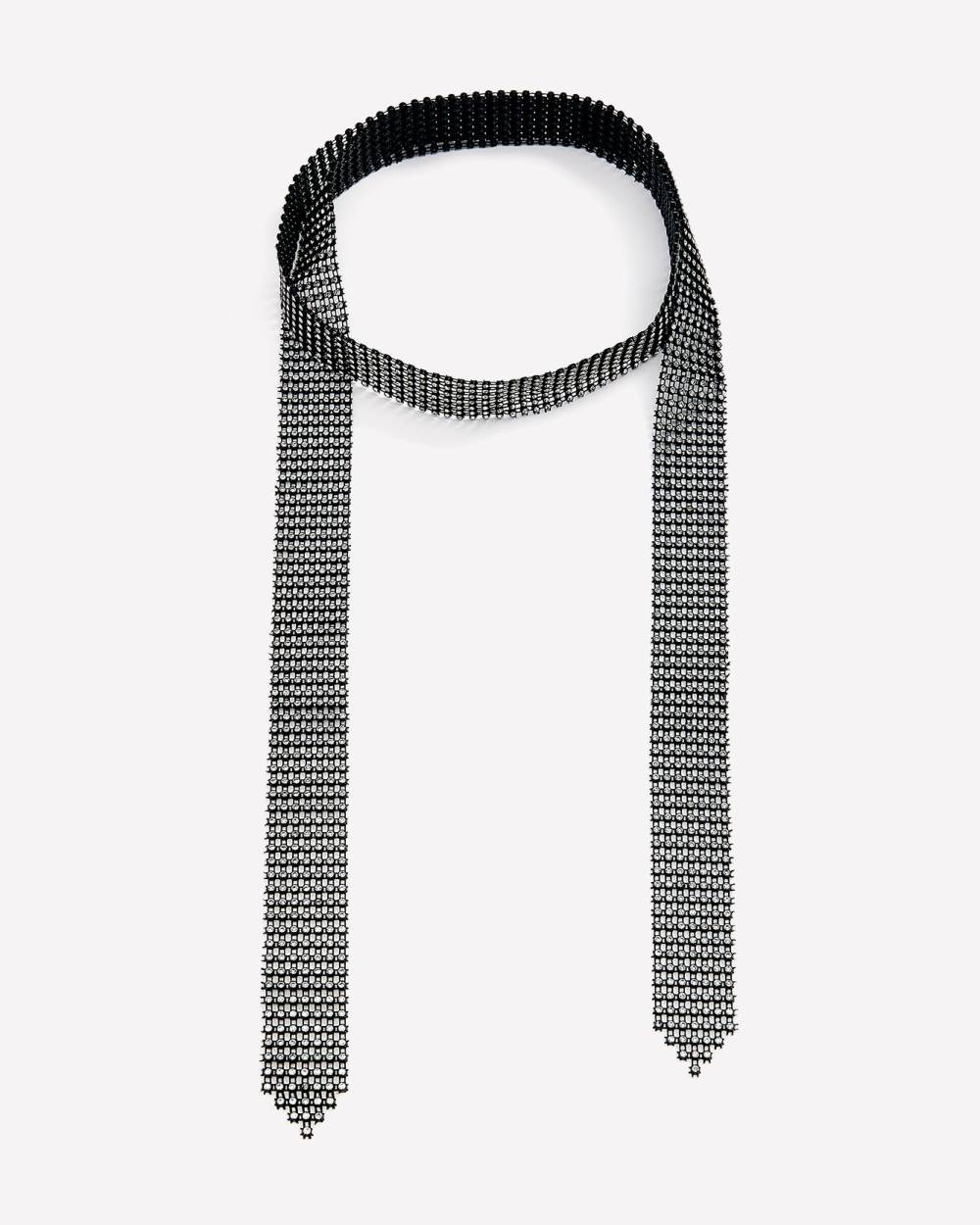 Metal Mesh Rhinestone Sash | Penningtons