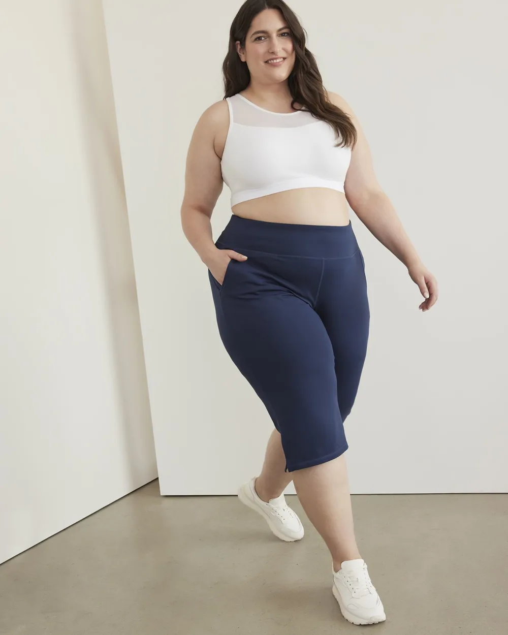 Legging capri noir décontracté - Active Zone | Penningtons