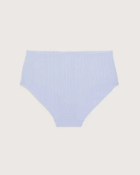 Solid Variegated Rib Brief with Bow - ti VOGLIO | Penningtons