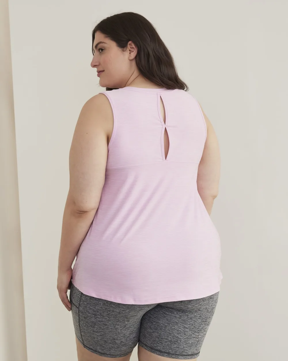 Sports Swing Tank Top with Keyhole Detail - Active Zone | Penningtons