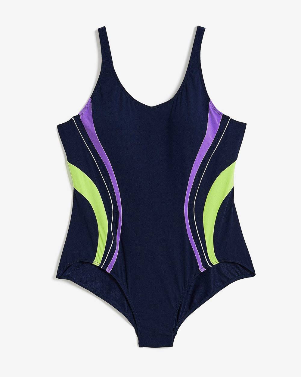 Responsible, Sway Splice V-Neck One-Piece Swimwear - Finz | Penningtons