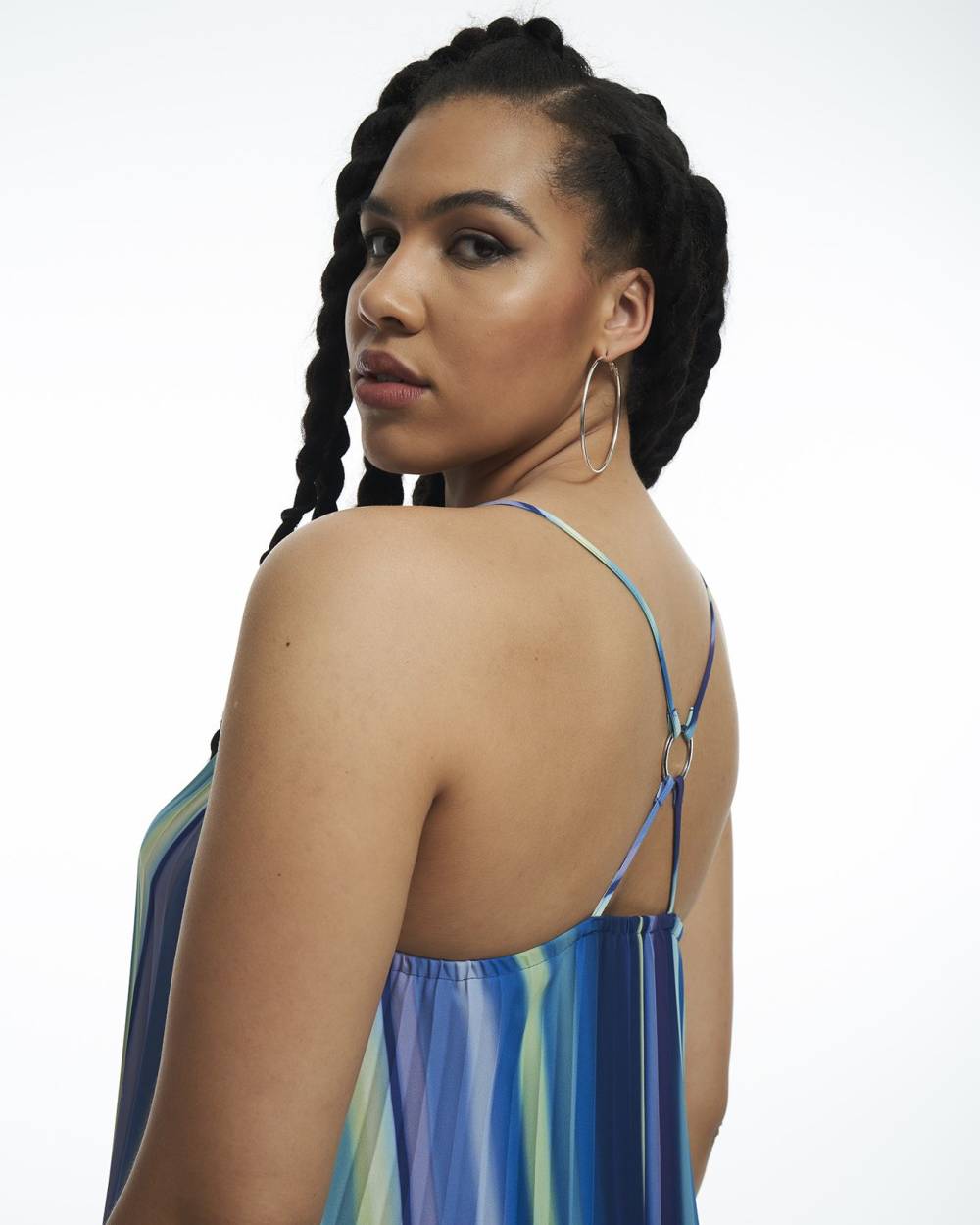 Responsible, Sleeveless Pleated Dress - Addition Elle | Penningtons