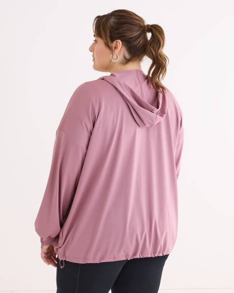 Full-Zip Hooded Jacquard Jacket - Active Zone | Penningtons