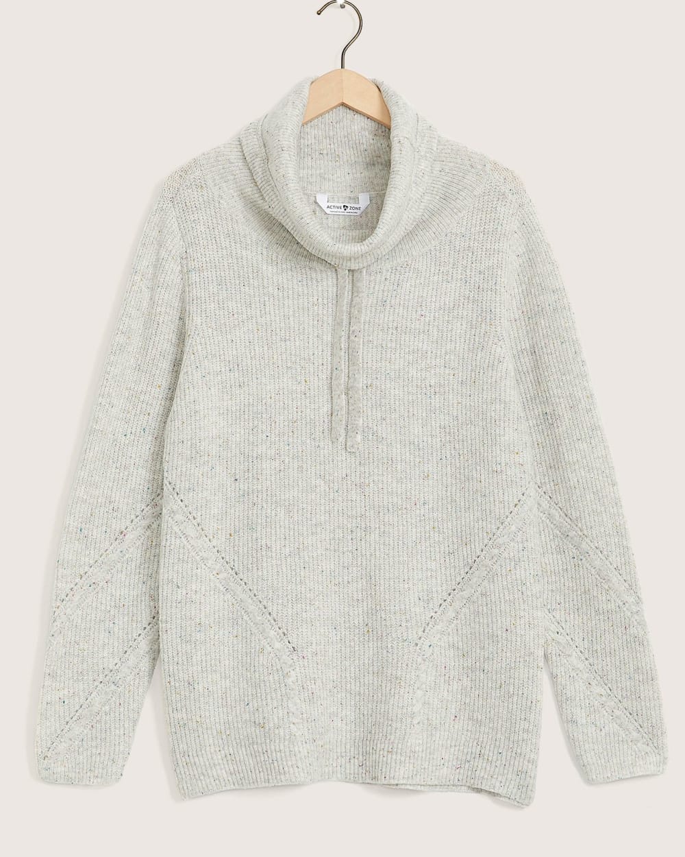 Funnel Neck Sweater with Drawstring - Active Zone | Penningtons