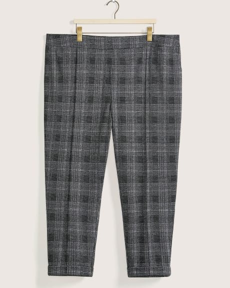 Jacquard Pintuck Peg-Leg Pant | Penningtons