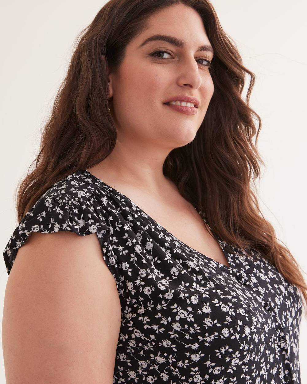 Responsible, Buttoned Down Dress with Rounded Sleeves | Penningtons