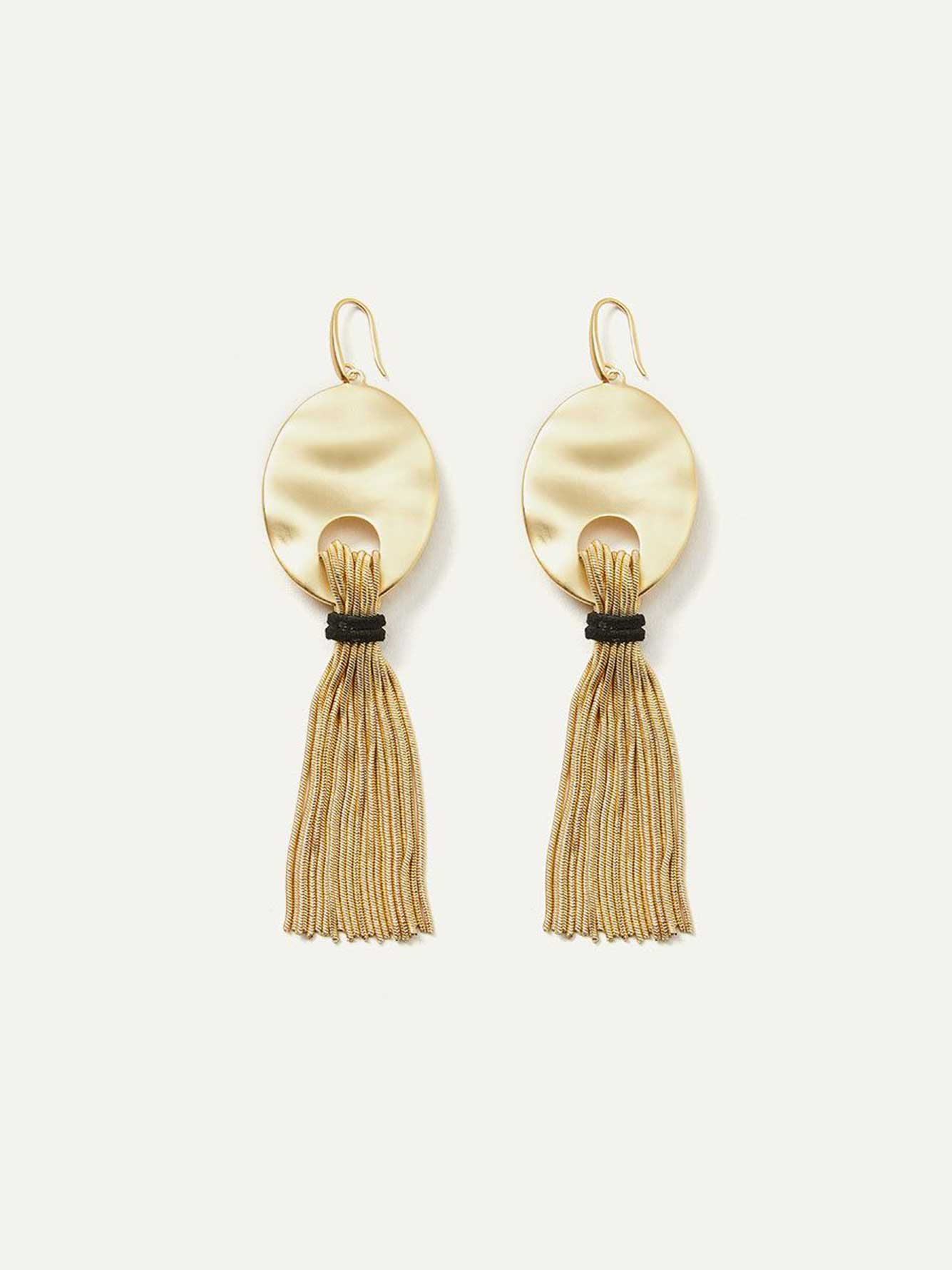 Metallic Tassel Earrings Penningtons