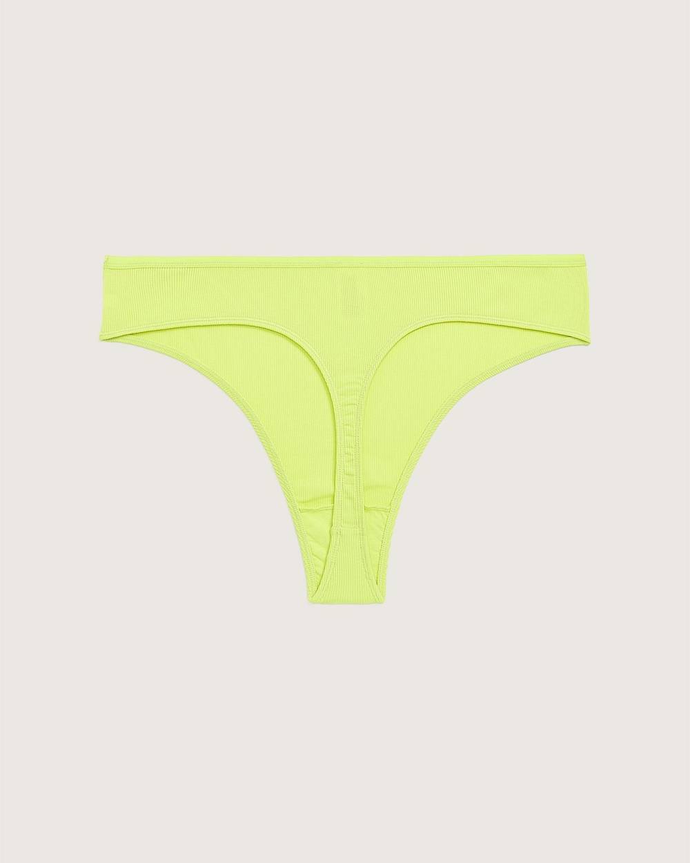 Green Rib Thong - ti VOGLIO | Penningtons