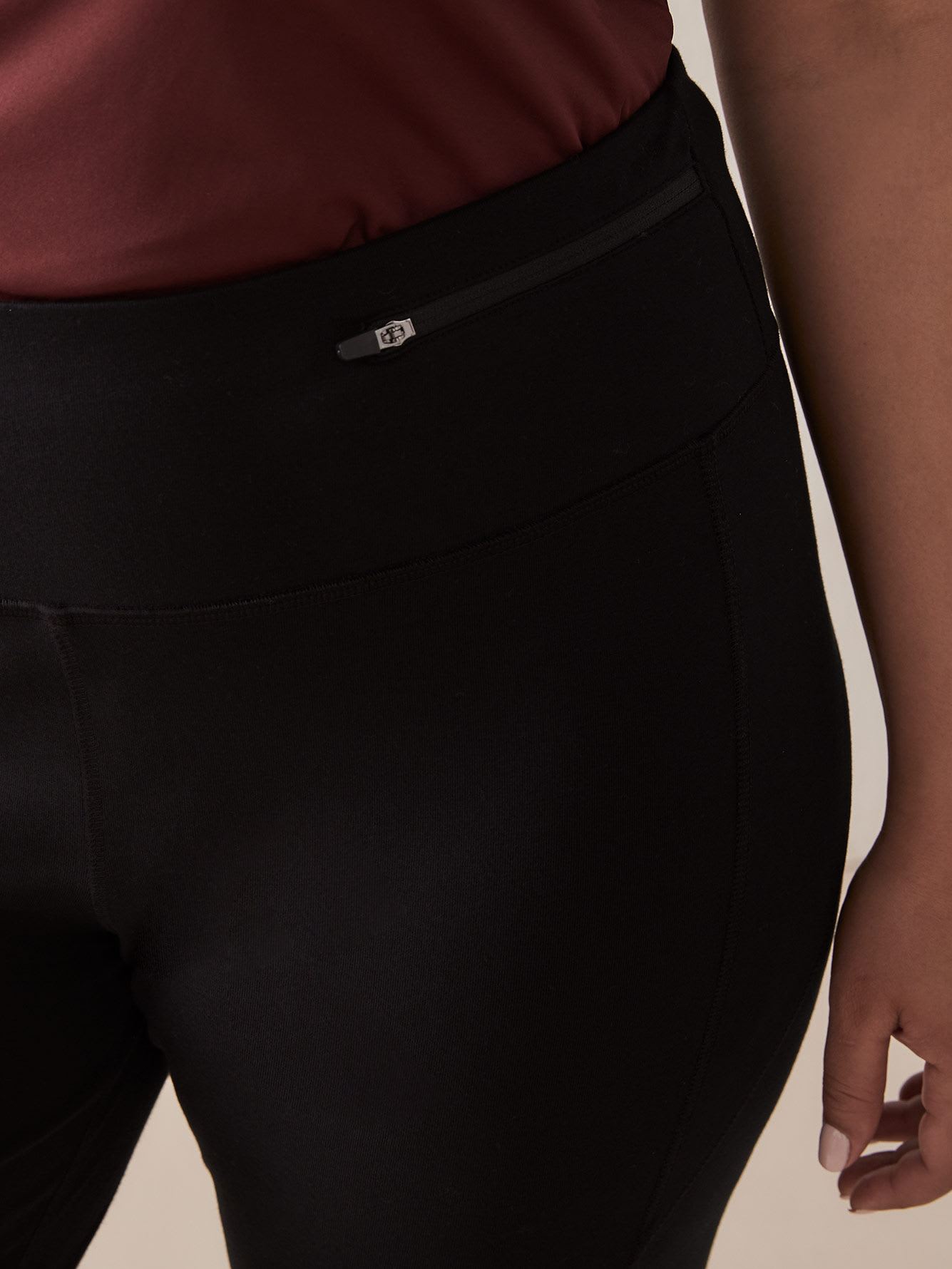 Basic Black 7/8 Legging - ActiveZone | Penningtons