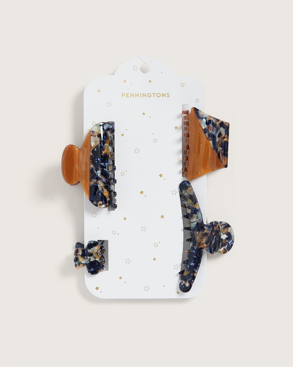 Assorted Hair Clips, Pack of 4 | Penningtons