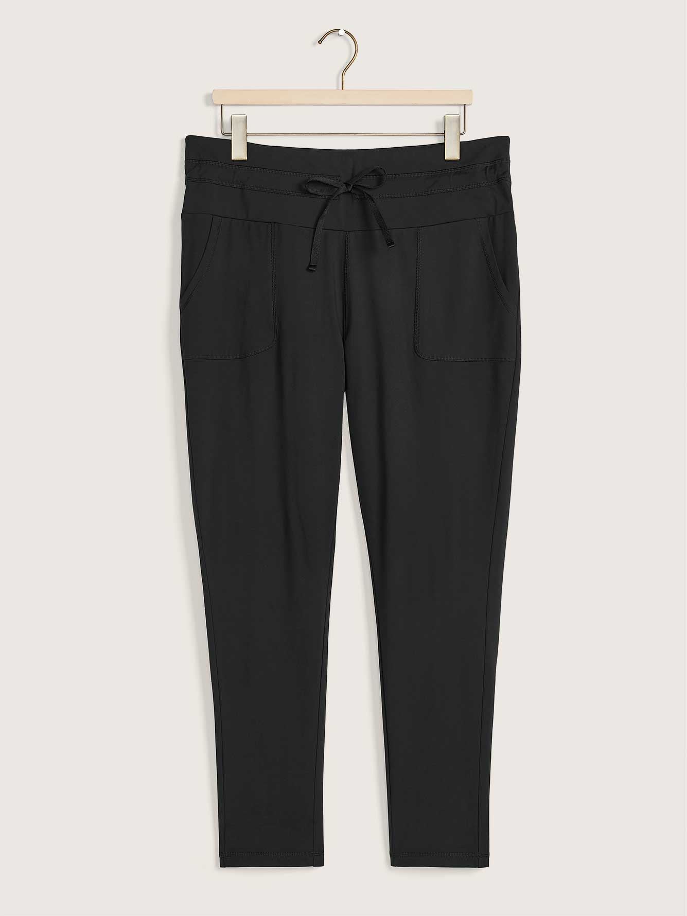 Leggings With Drawstring Waist and Pockets - Active Zone | Penningtons