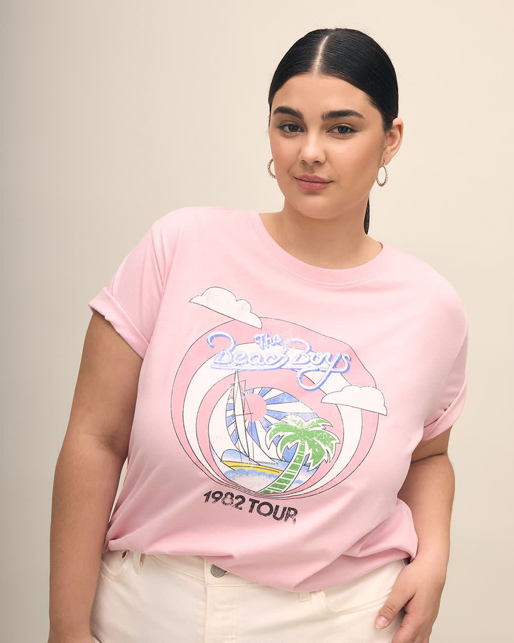 License Tee with The Beach Boys Print | Penningtons