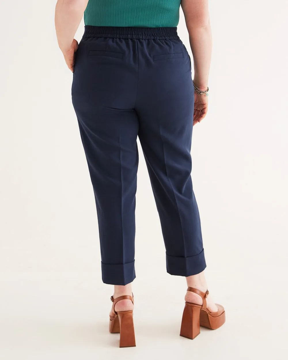 Straight Leg Ankle Pant with Cuffs | Penningtons