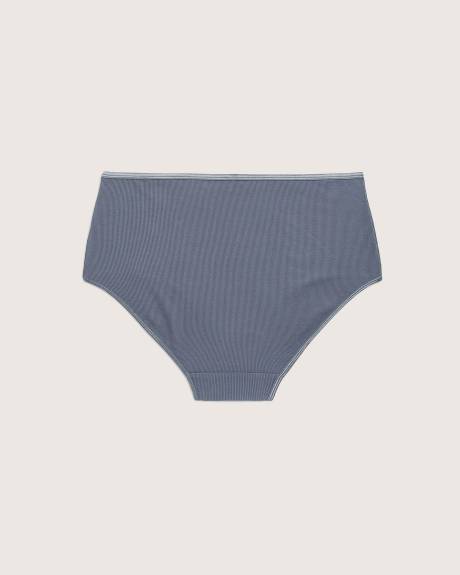 Solid Ribbed Cotton Brief - ti Voglio | Penningtons