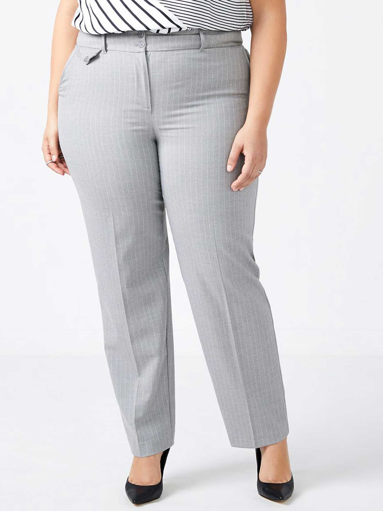 ONLINE ONLY - Tall Straight Fit Patterned Straight Leg Pant | Penningtons