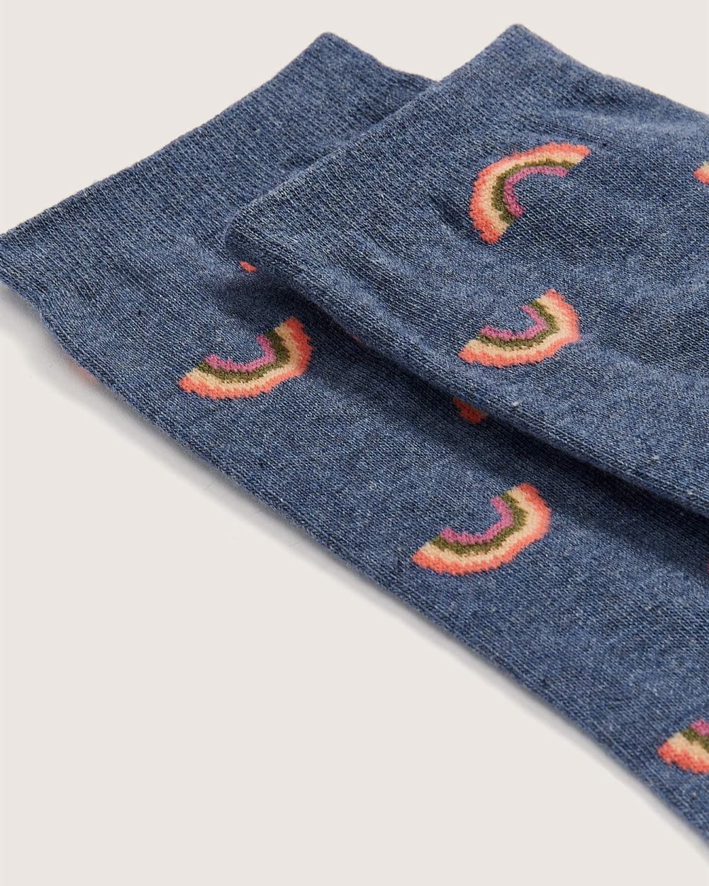 Crew Socks, Rainbow Print | Penningtons