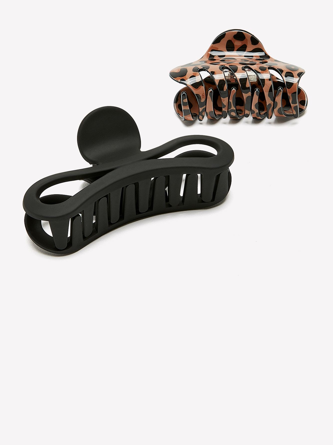 Assorted Animal-Print Hair Clips, Set of 2 | Penningtons