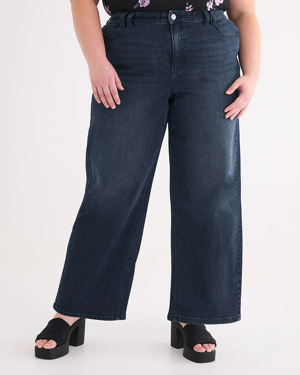 Responsible, Curvy-Fit Wide-Leg Jeans - d/C JEANS | Penningtons