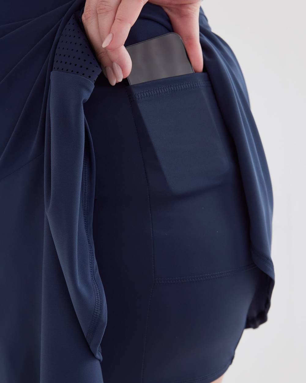 Pull-On Skort with Perforated Side Panels - Active Zone | Penningtons