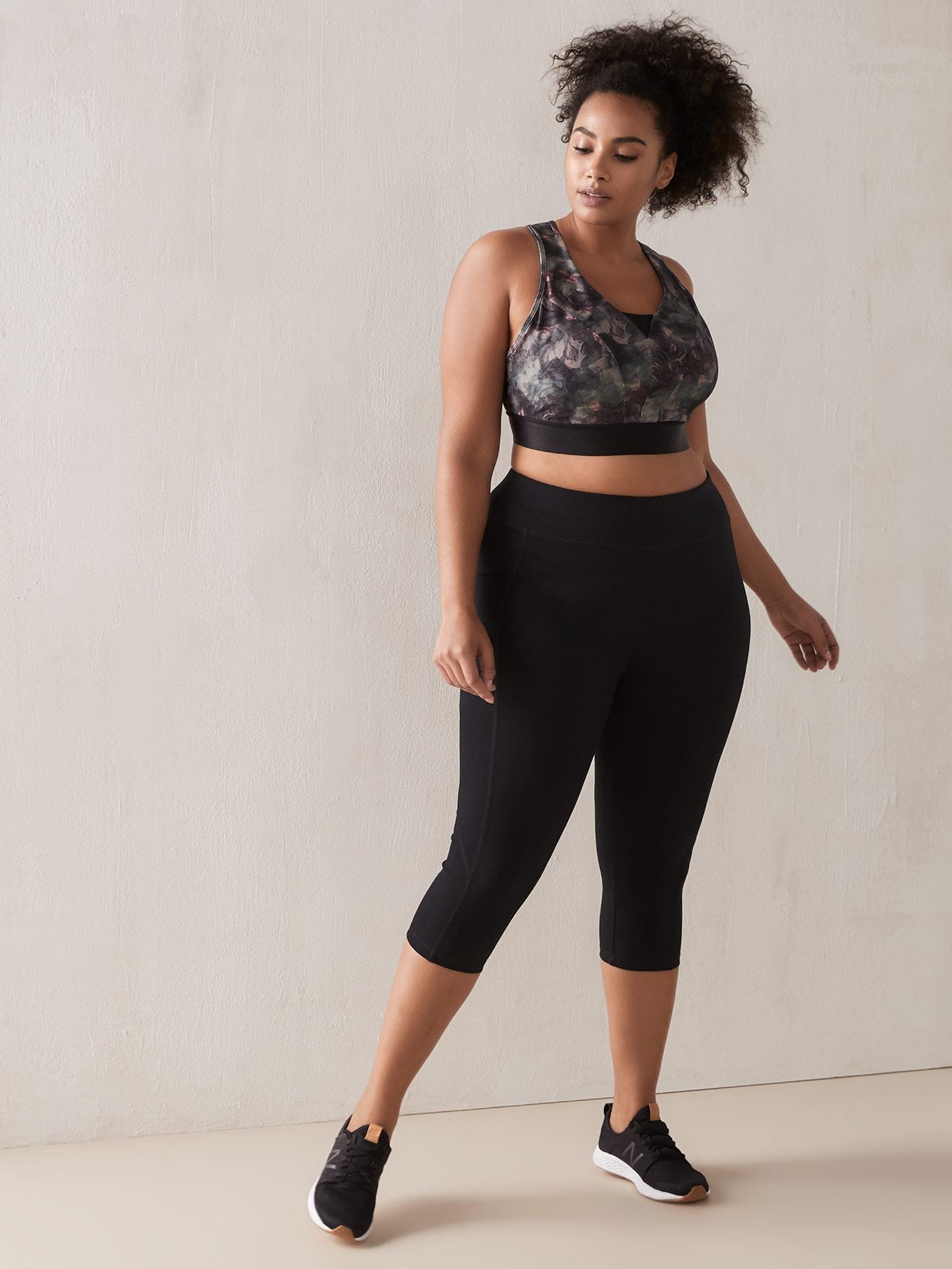 Black Capri Legging - ActiveZone | Penningtons
