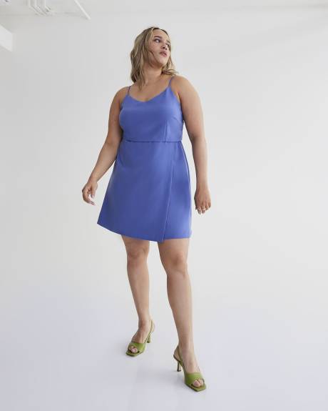 Sleeveless Overlapped Dress - Addition Elle | Penningtons