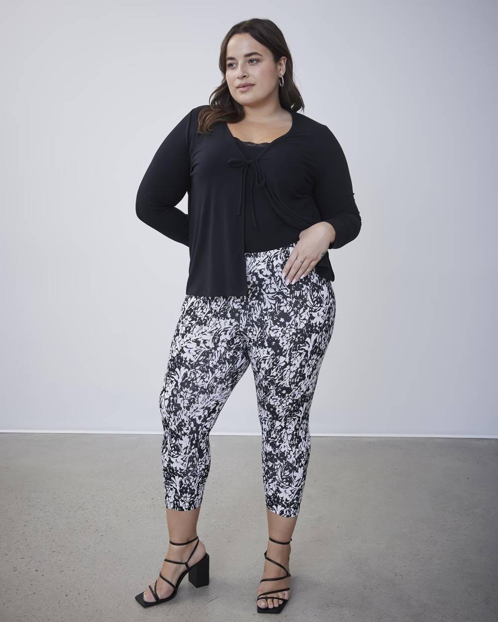 Responsible, Floral-Print Capri Legging | Penningtons