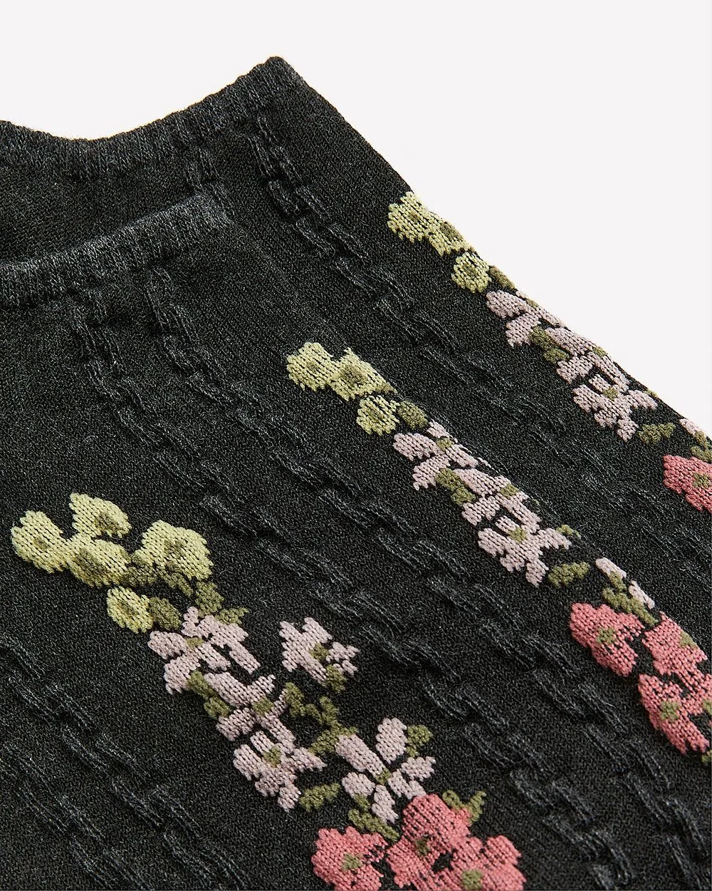 Ankle Socks with Floral Embroidery | Penningtons