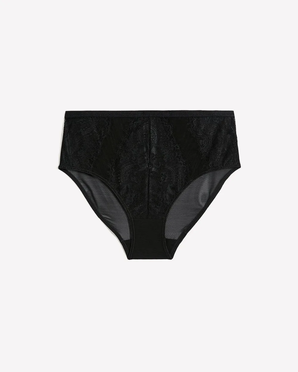 Sexy High-Cut Mesh Black Brief - Déesse Collection | Penningtons