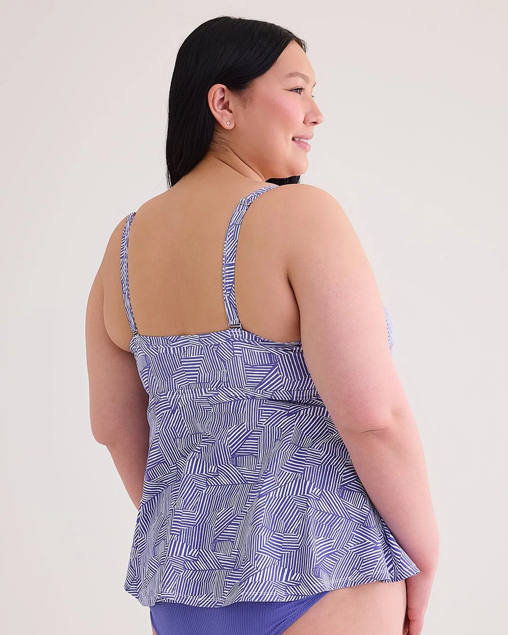 Printed Swing Tankini Top | Penningtons