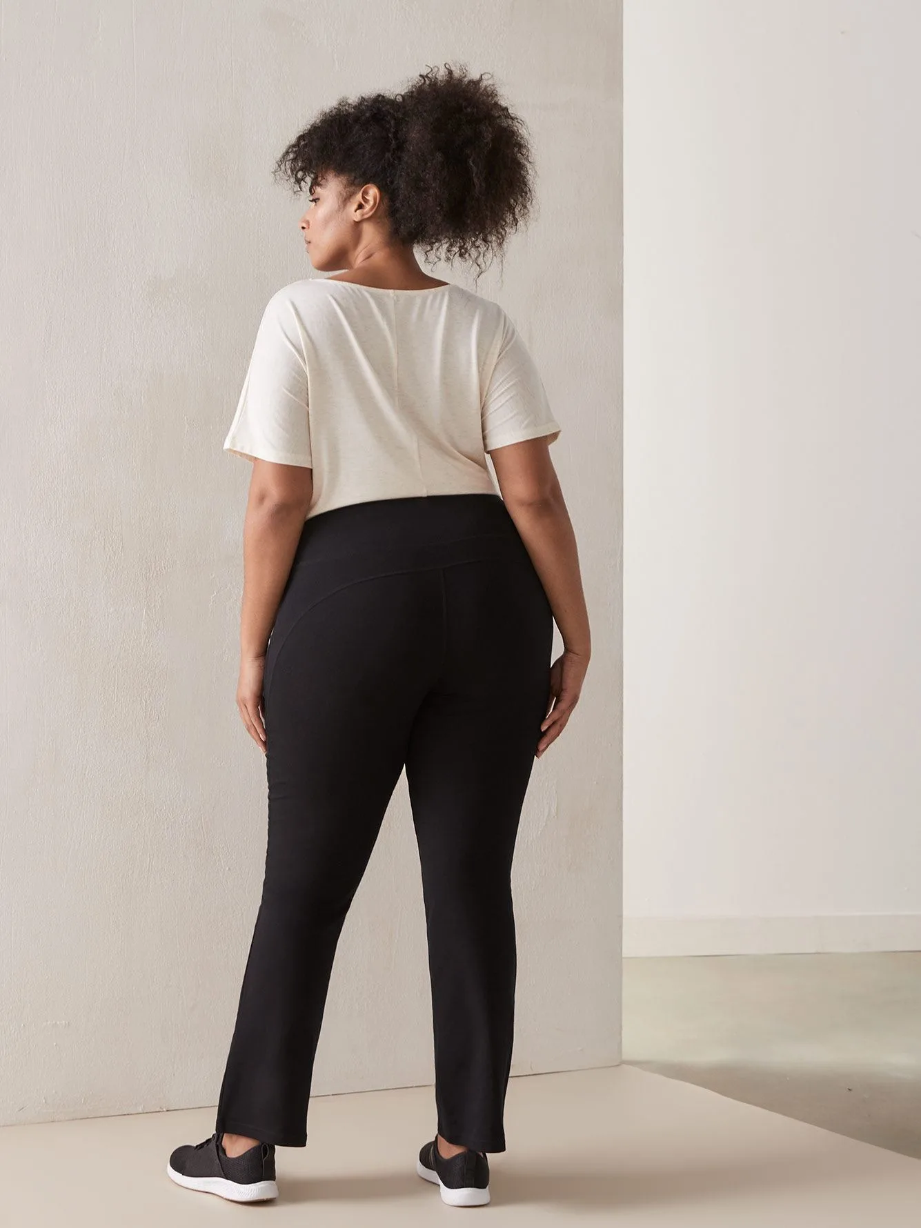 Basic Black Yoga Pant - ActiveZone | Penningtons