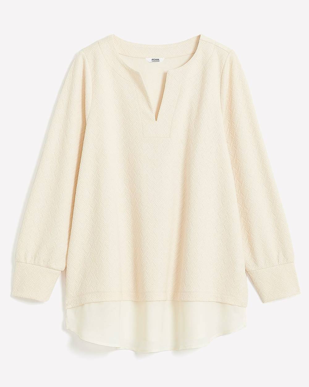 Long Sleeve Fooler Tunic | Penningtons