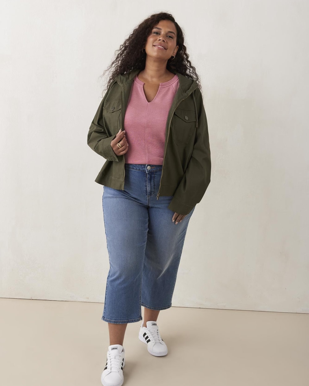 Hooded Cotton Jacket | Penningtons