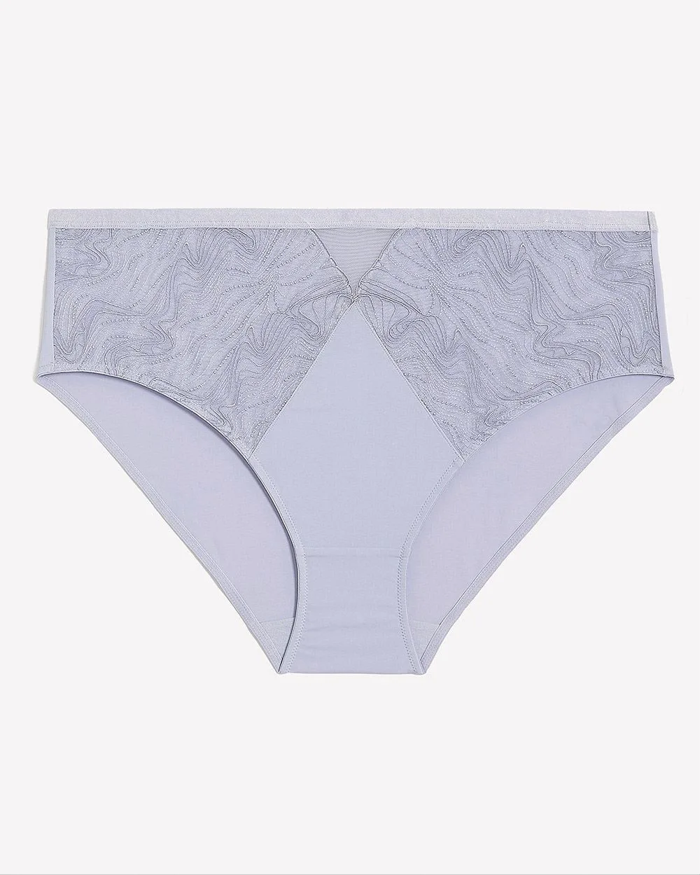 High-Cut Microfibre Brief with Lace Sides - Déesse Collection | Penningtons