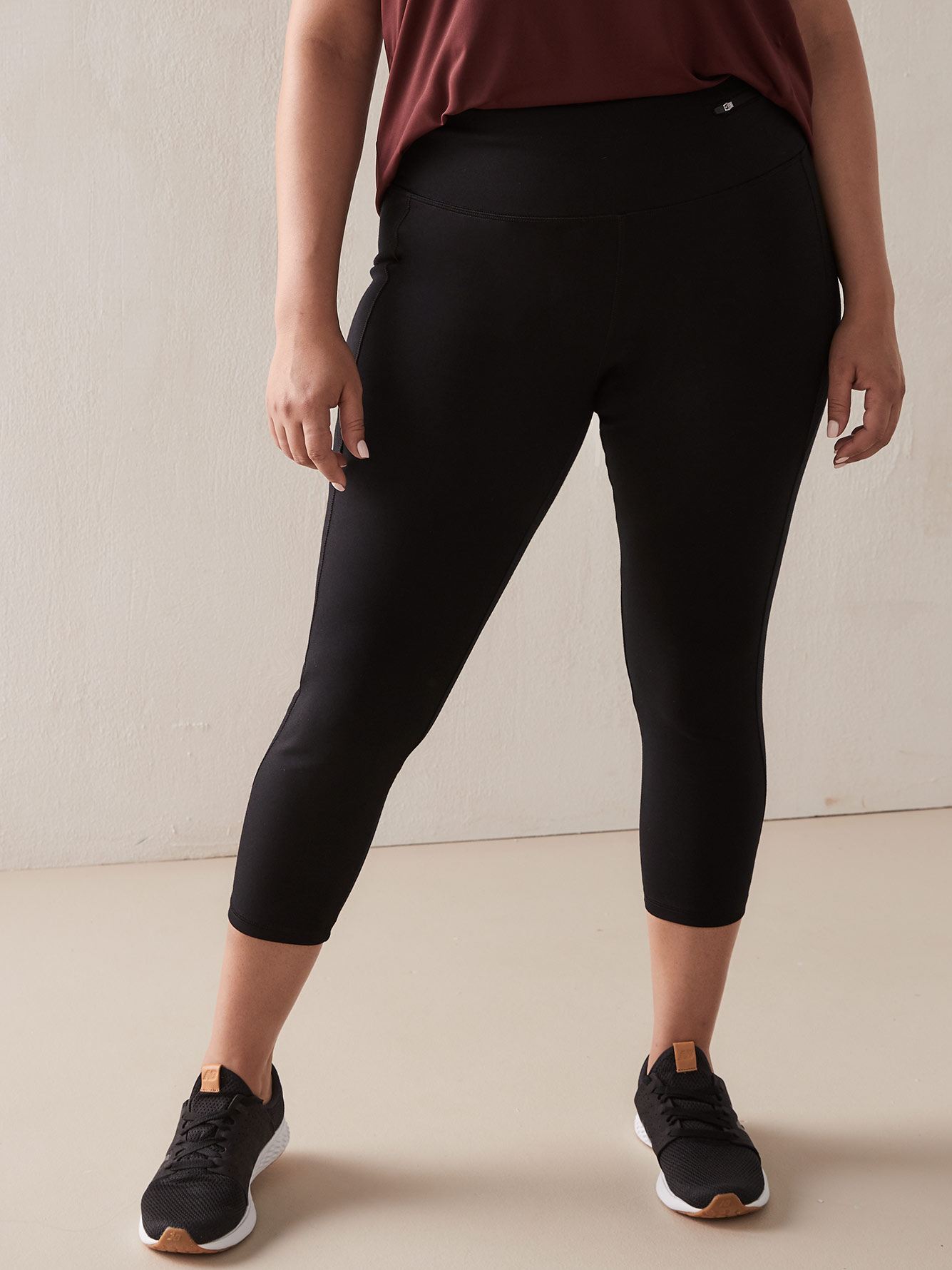 Basic Black 7/8 Legging - ActiveZone | Penningtons