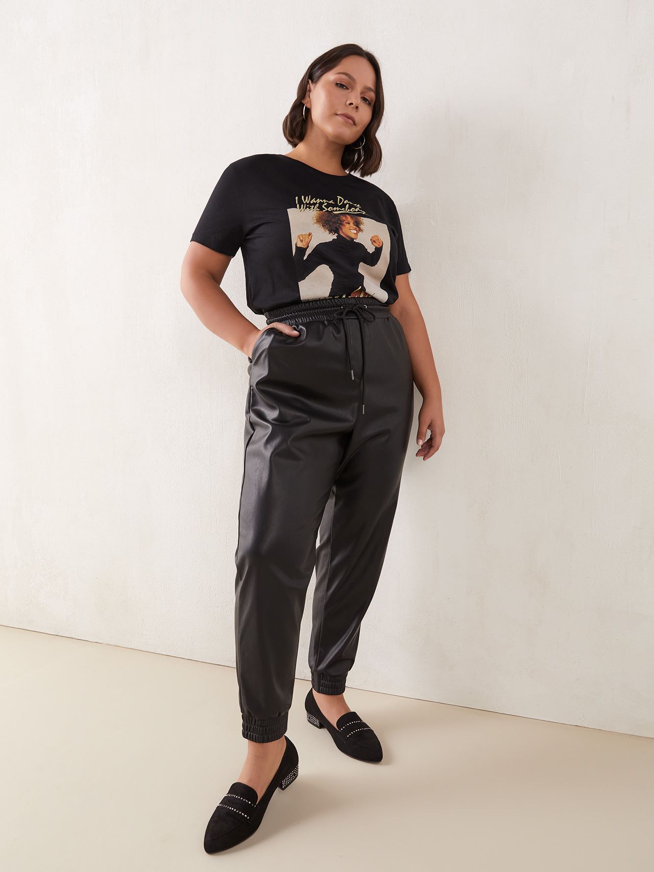 Boyfriend Fit License T-Shirt - Addition Elle | Penningtons