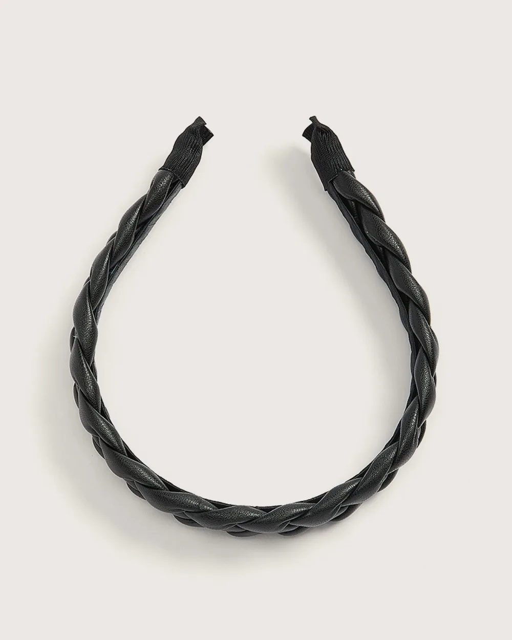 Faux Leather Braided Headband | Penningtons